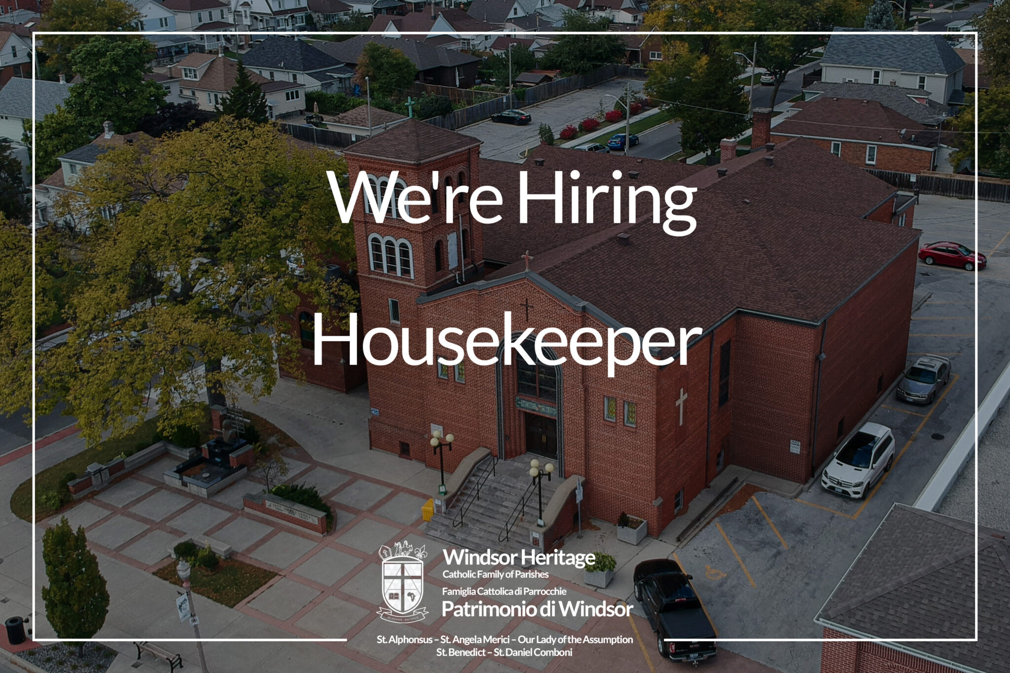 We’re Hiring! | Windsor Heritage Catholic Family of Parishes | Windsor ...